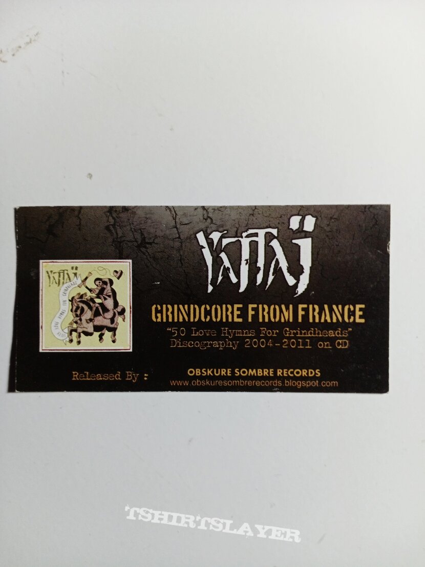 YATTAI 50 Love Hymns for Grindheads album release flyer | TShirtSlayer ...