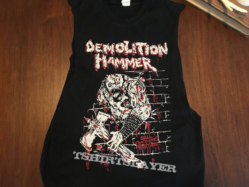 Demolition Hammer Skull Fracturing Nightmare cutoff | TShirtSlayer ...