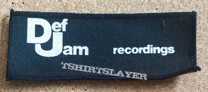 Def Jam Recordings, Def Jam Recordings Patch - Logo Patch (Nunslayer's ...