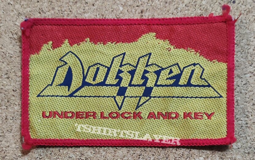 Dokken Patch - Under Lock And Key | TShirtSlayer TShirt and BattleJacket Gallery