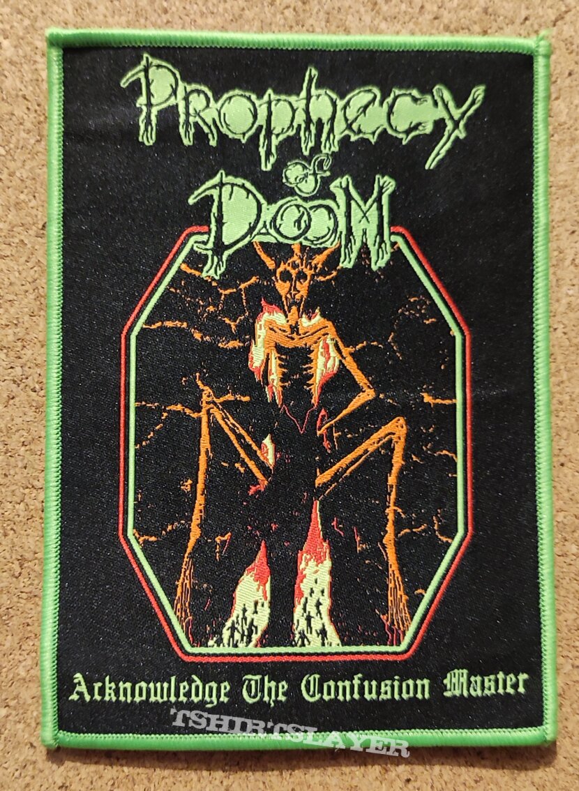 Prophecy Of Doom Patch - Acknowledge The Confusion Master | TShirtSlayer TShirt and BattleJacket ...