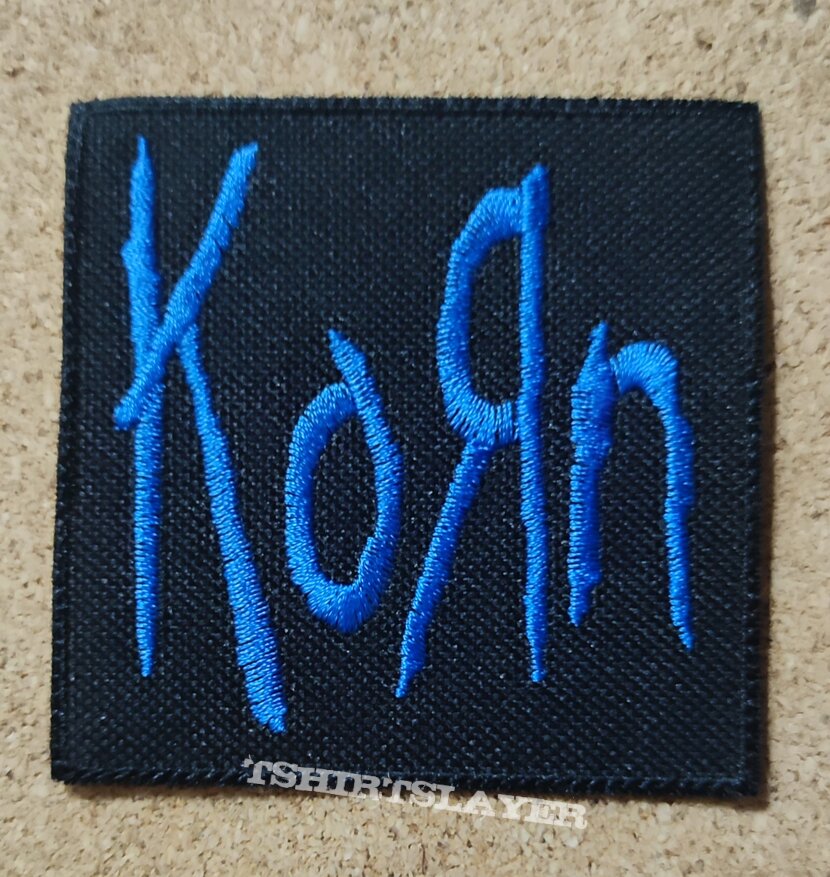 Korn Patch - Blue Logo | TShirtSlayer TShirt and BattleJacket Gallery