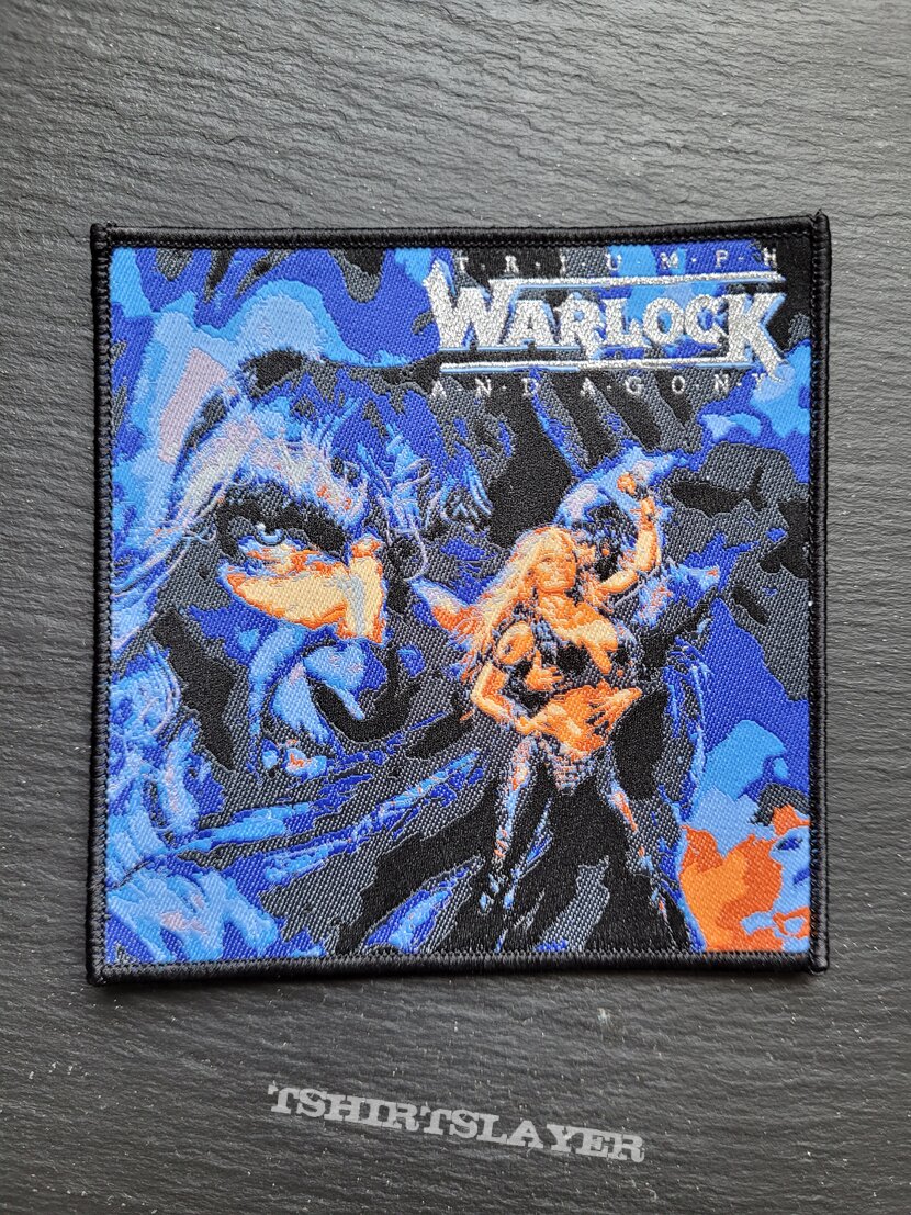 Warlock - Triumph and Agony - Patch, Black Border | TShirtSlayer TShirt and BattleJacket Gallery
