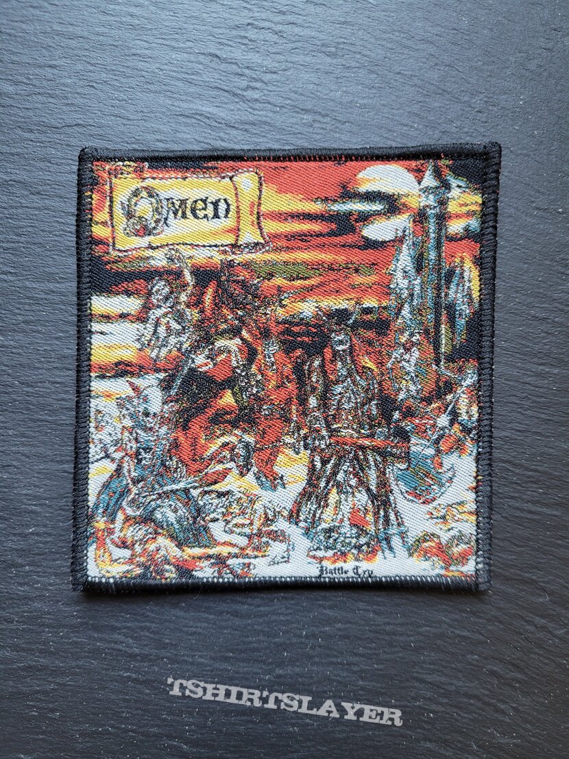 Omen - Battle Cry - Patch | TShirtSlayer TShirt and BattleJacket Gallery