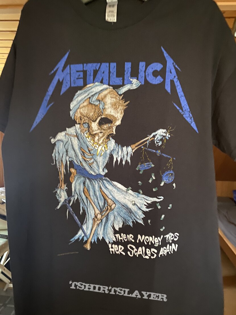 Metallica Tip Scales | TShirtSlayer TShirt and BattleJacket Gallery Metallica Tip Scales | TShirtSlayer TShirt and BattleJacket Gallery