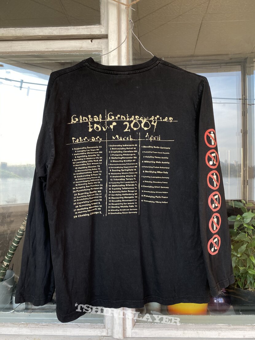 Exhumed 2004 tour LS | TShirtSlayer TShirt and BattleJacket Gallery