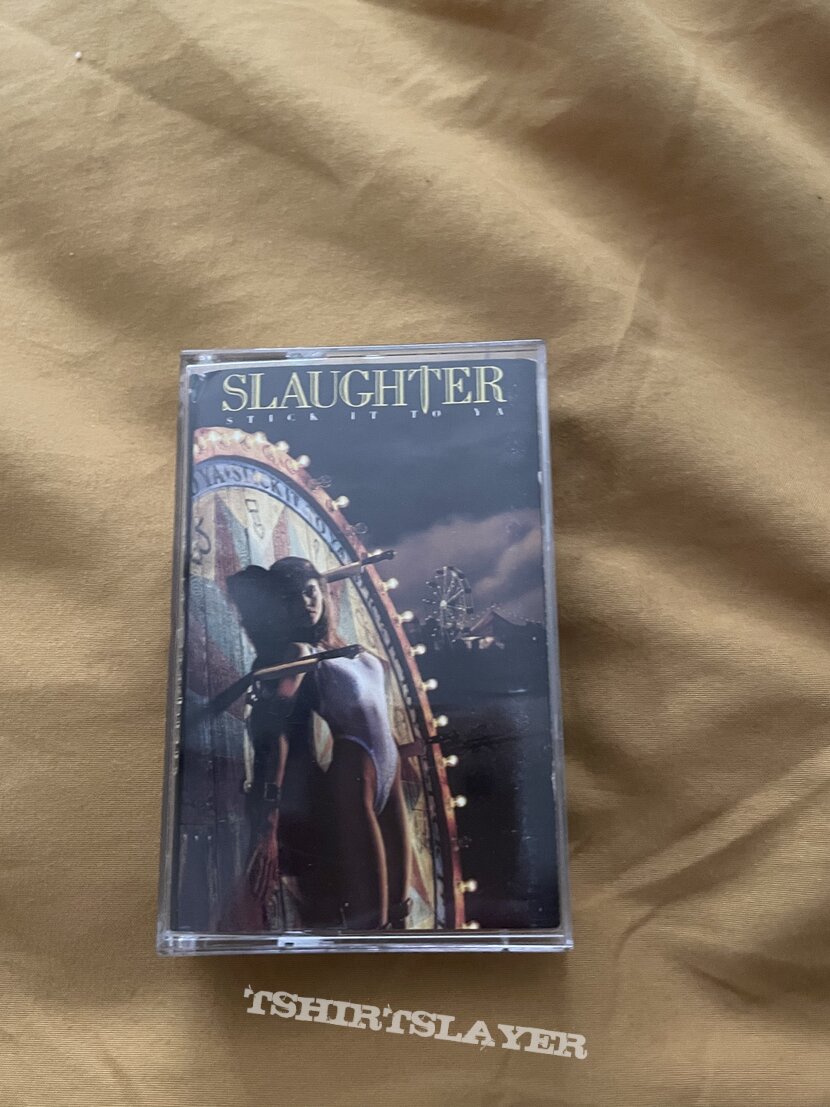 Slaughter Stick It To Ya Cassette | TShirtSlayer TShirt and ...