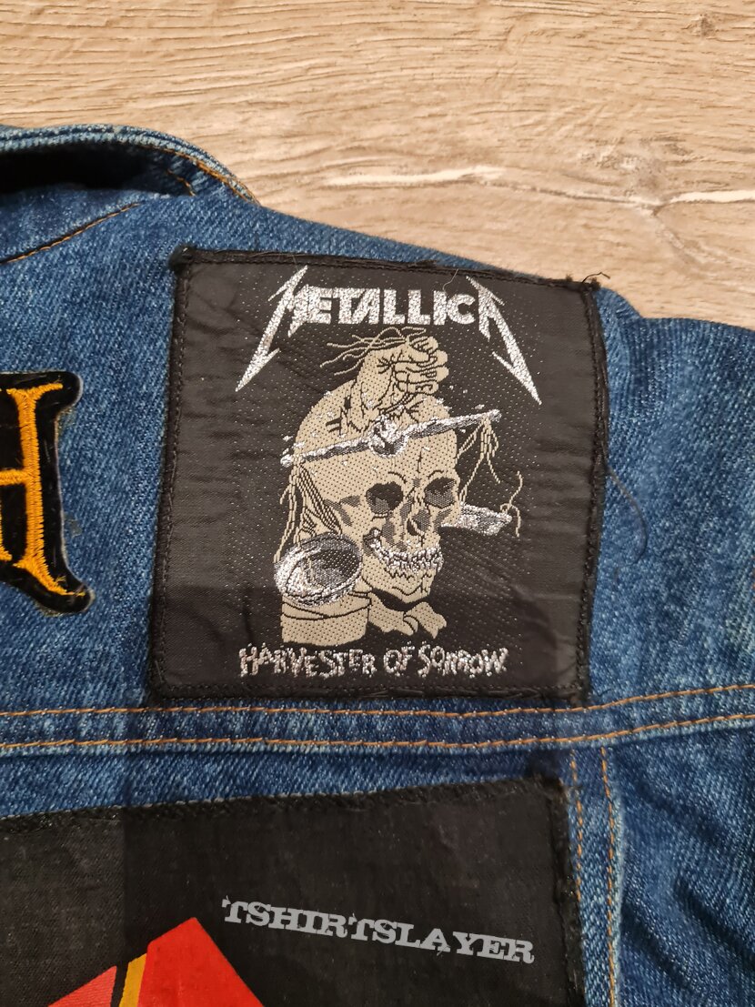 Slayer battle jacket with Metallica, Megadeth patches | TShirtSlayer ...