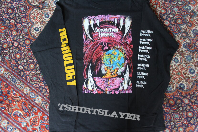 Demolition Hammer Necrology Longsleeve | TShirtSlayer TShirt and ...
