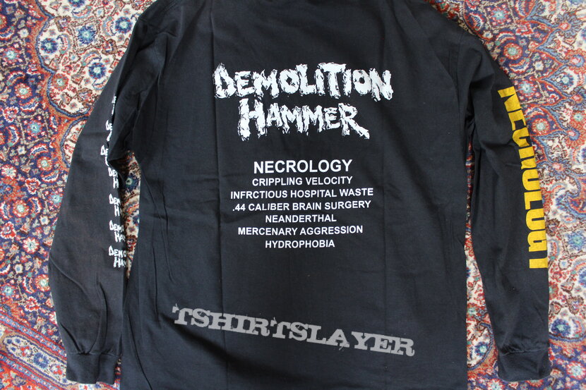 Demolition Hammer Necrology Longsleeve | TShirtSlayer TShirt and ...
