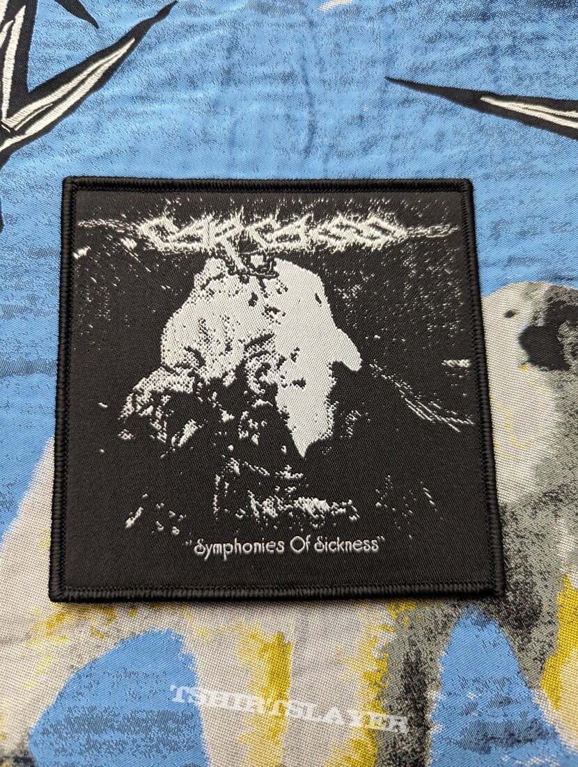 Carcass - Symphonies Of Sickness woven patch | TShirtSlayer TShirt and BattleJacket Gallery
