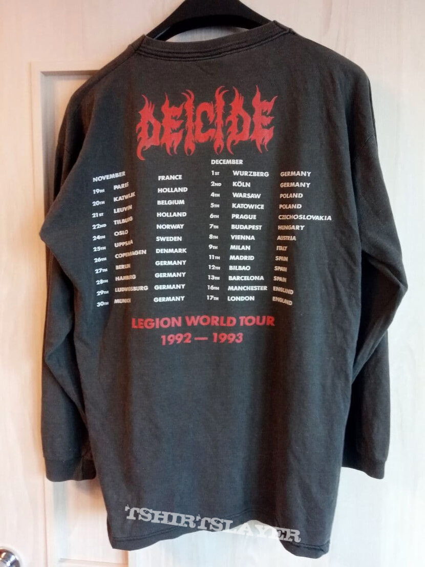 Deicide Legion world tour LS | TShirtSlayer TShirt and BattleJacket Gallery