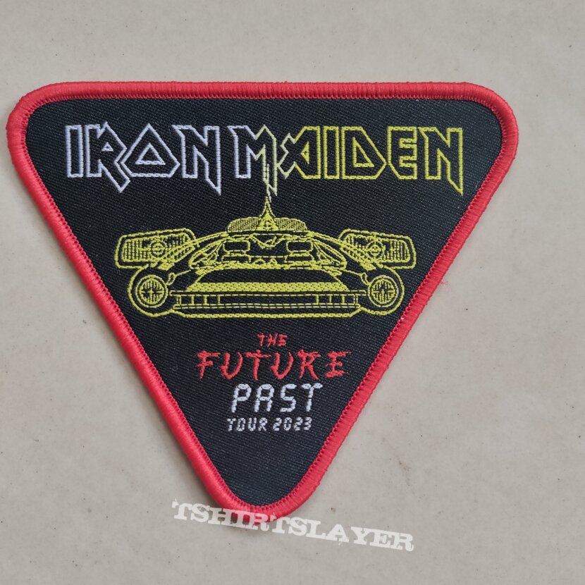 Iron Maiden Future Past Tour patch set - Red | TShirtSlayer TShirt and BattleJacket Gallery