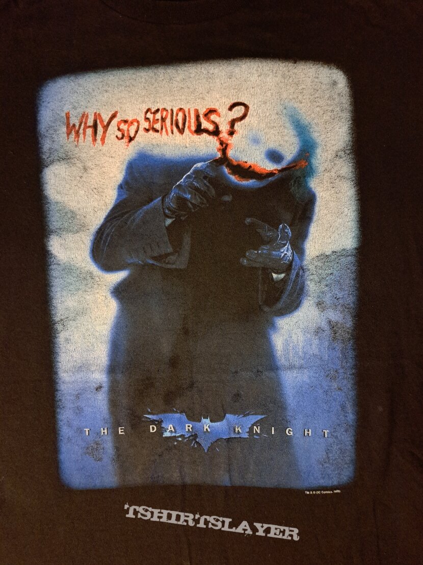 2010 the dark knight Why so serious tee | TShirtSlayer TShirt and BattleJacket Gallery