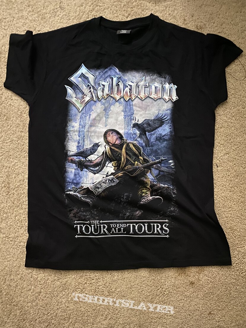 Sabaton 2022 “The Tour To End All Tours” Shirt | TShirtSlayer TShirt ... Sabaton 2022 “The Tour To End All Tours” Shirt | TShirtSlayer TShirt ...