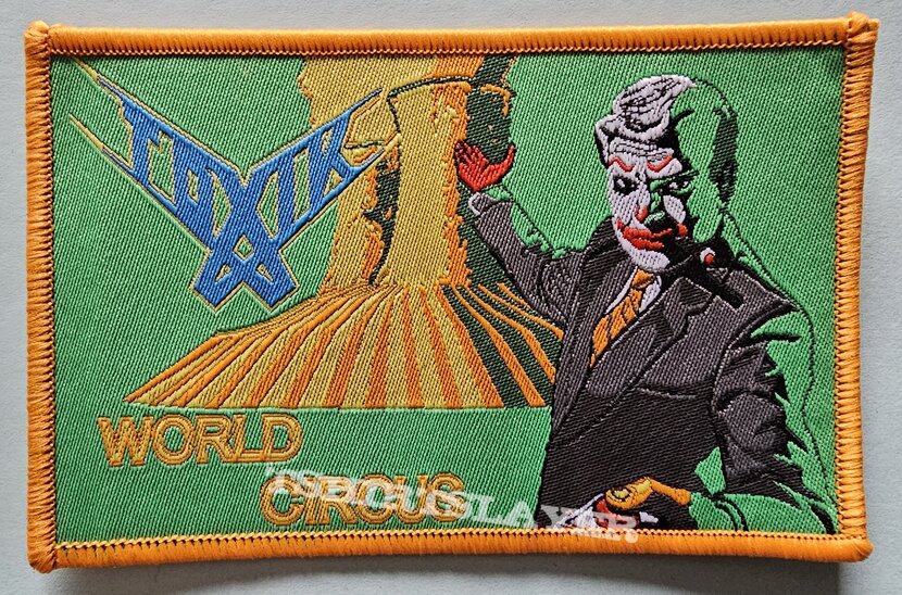 Toxik World Circus Patch Orange Border | TShirtSlayer TShirt and ...