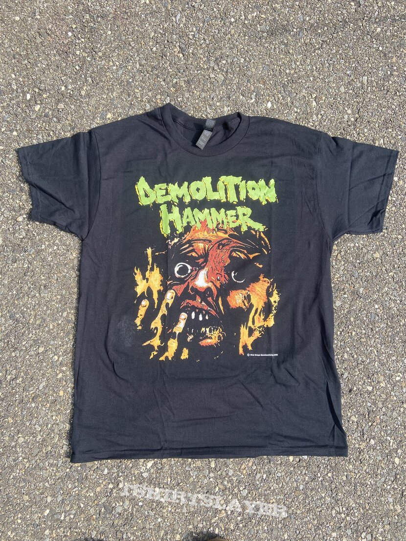 demolition hammer tortured existence shirt | TShirtSlayer TShirt and ...