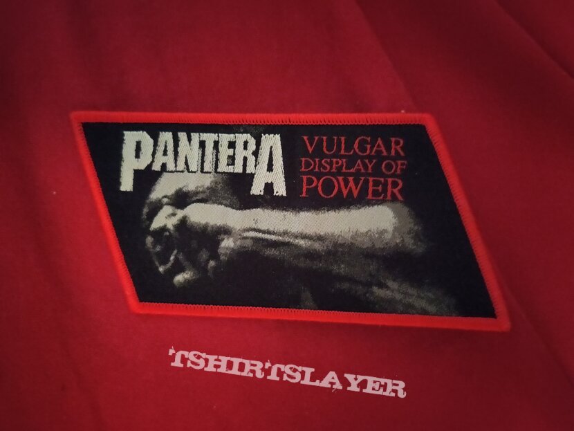 Pantera, Pantera vulgar display of power Patch (CRUE_HEAD's) | TShirtSlayer