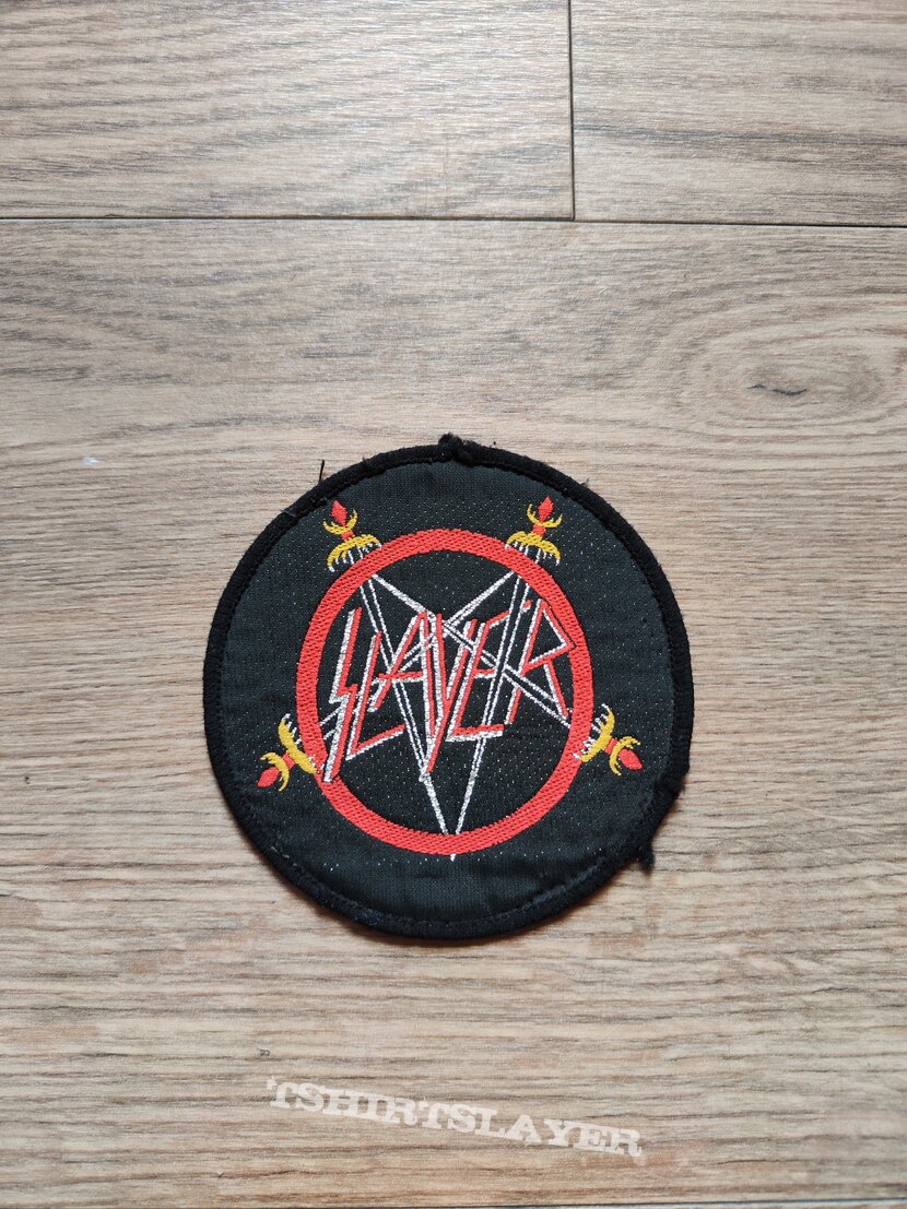 Slayer Logo Round patch | TShirtSlayer TShirt and BattleJacket Gallery