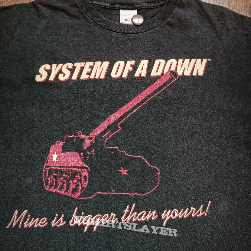 System Of A Down x Mine Is Bigger Than Yours x T-shirt | TShirtSlayer TShirt and BattleJacket ...