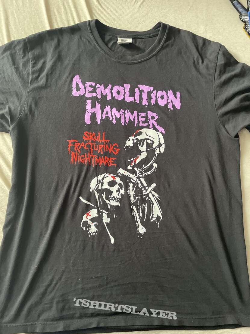 Demolition Hammer Skull Fracturing Nightmare Shirt | TShirtSlayer ...