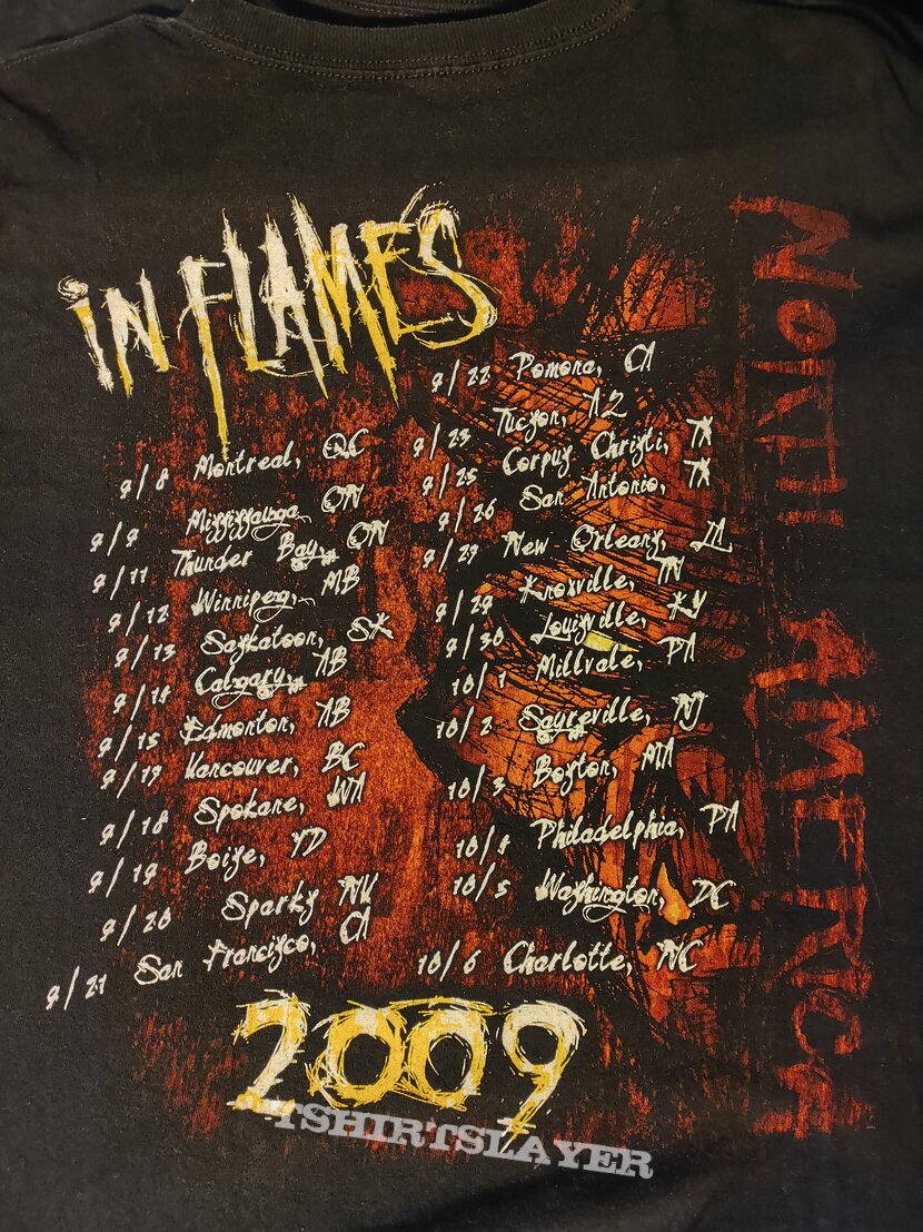 In Flames 2009 tour shirt | TShirtSlayer TShirt and BattleJacket Gallery