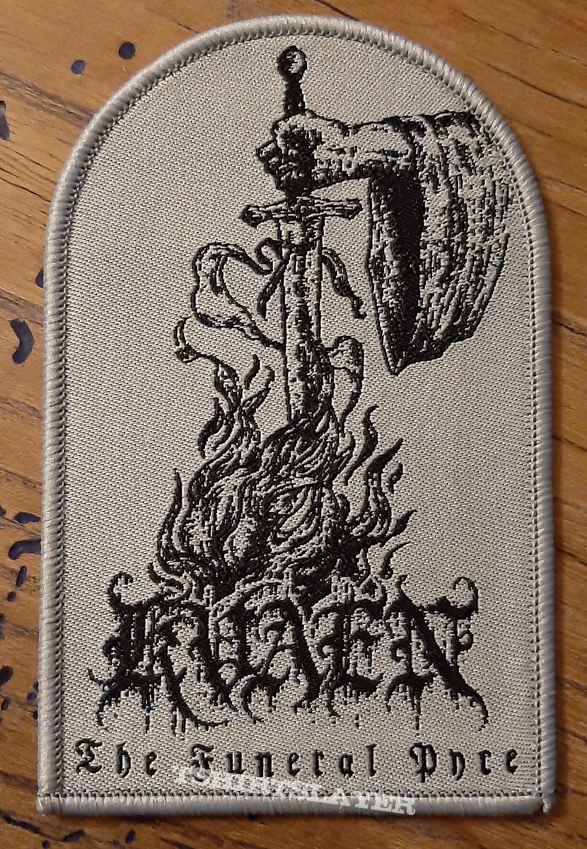 Kvaen, the funeral pyre, patch | TShirtSlayer TShirt and BattleJacket Gallery