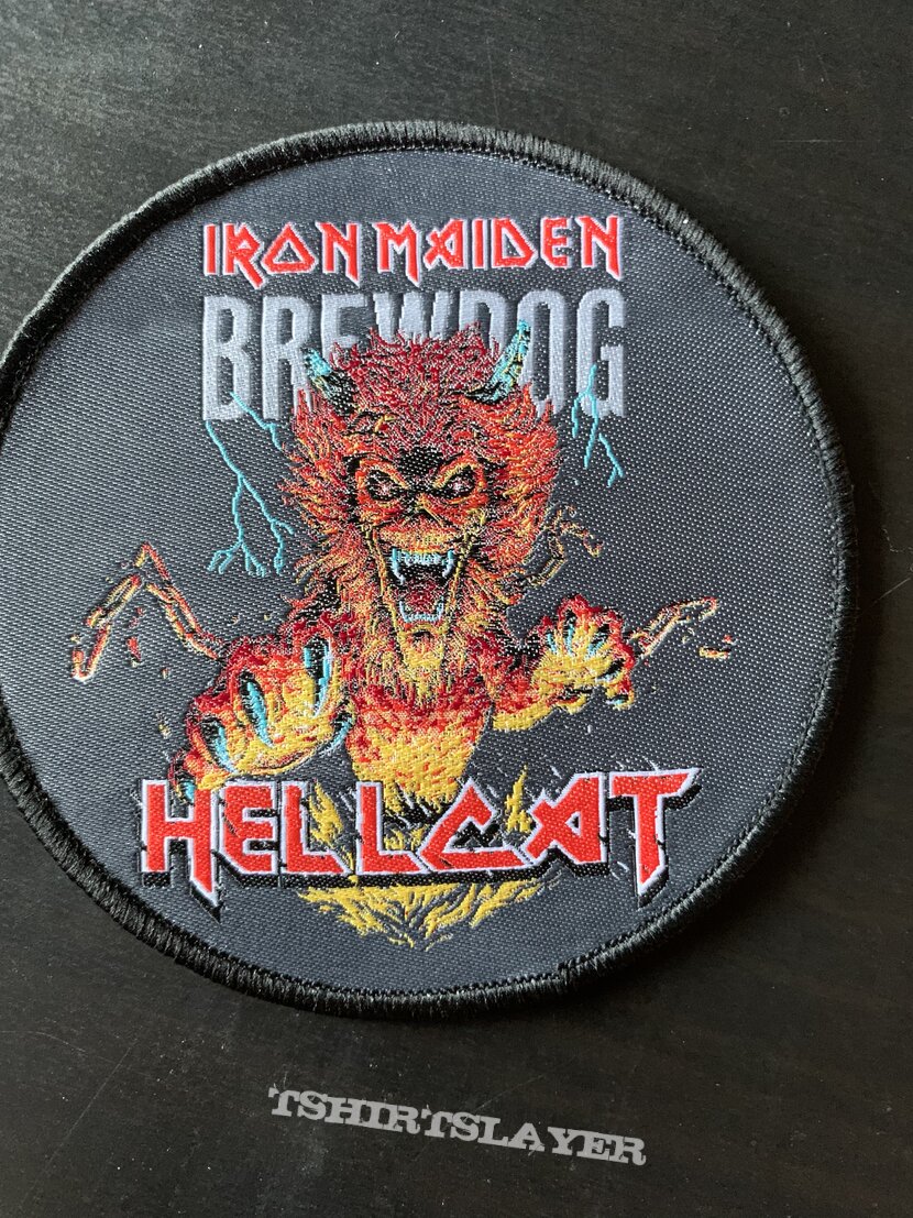Iron Maiden Hellcat Brewdog Patch | TShirtSlayer TShirt and ... Iron Maiden Hellcat Brewdog Patch | TShirtSlayer TShirt and ...