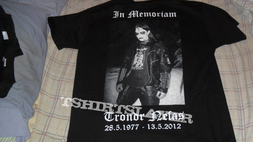 Urgehal - In Memory of Trondr Nefas shirt | TShirtSlayer TShirt and BattleJacket Gallery