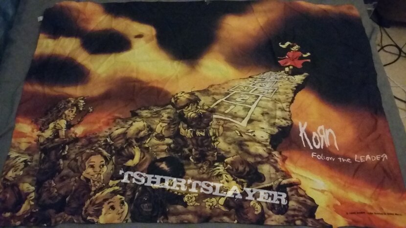 Korn Follow The Leader Flag | TShirtSlayer TShirt and BattleJacket Gallery