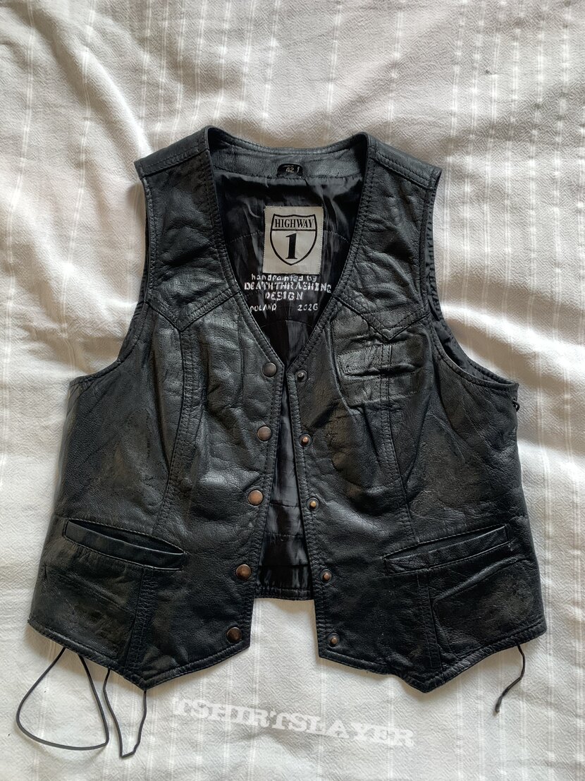 Running Wild - Under Jolly Roger handpainted vest | TShirtSlayer TShirt ...