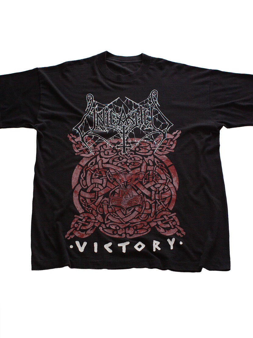 Unleashed "Victory" Euro Tour 1995 Death Metal Band T-Shirt | TShirtSlayer TShirt and ...