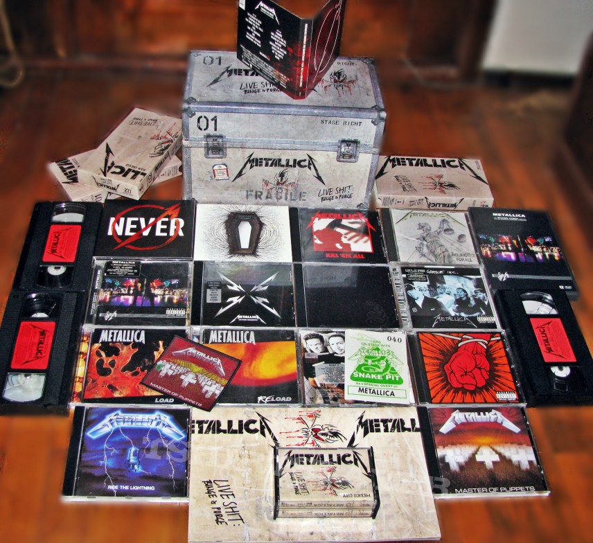 Metallica, Metallica collection Tape / Vinyl / CD / Recording etc ...