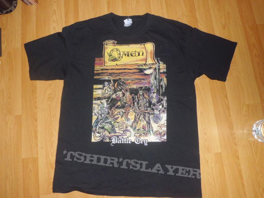 Omen "battle cry" | TShirtSlayer TShirt and BattleJacket Gallery