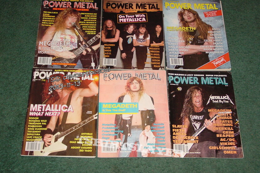 Slayer Power Metal and Metal Maniacs magazines old issues ...