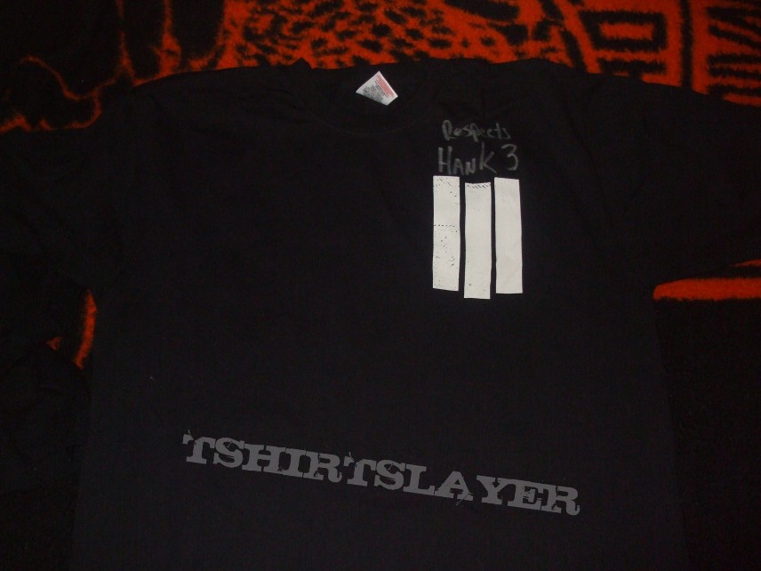 HANK III ASSJACK "WORLD TOUR 2009" AUTOGRAPHED EUROPEAN TOUR SHIRT ...