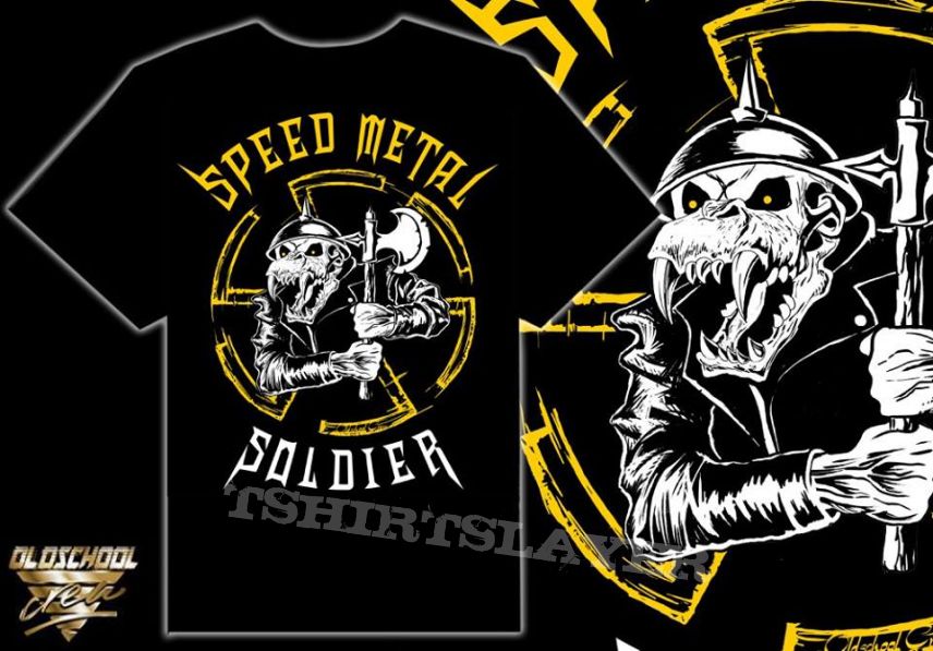 OLDSCHOOL CREW Speed metal sldier | TShirtSlayer TShirt and ...