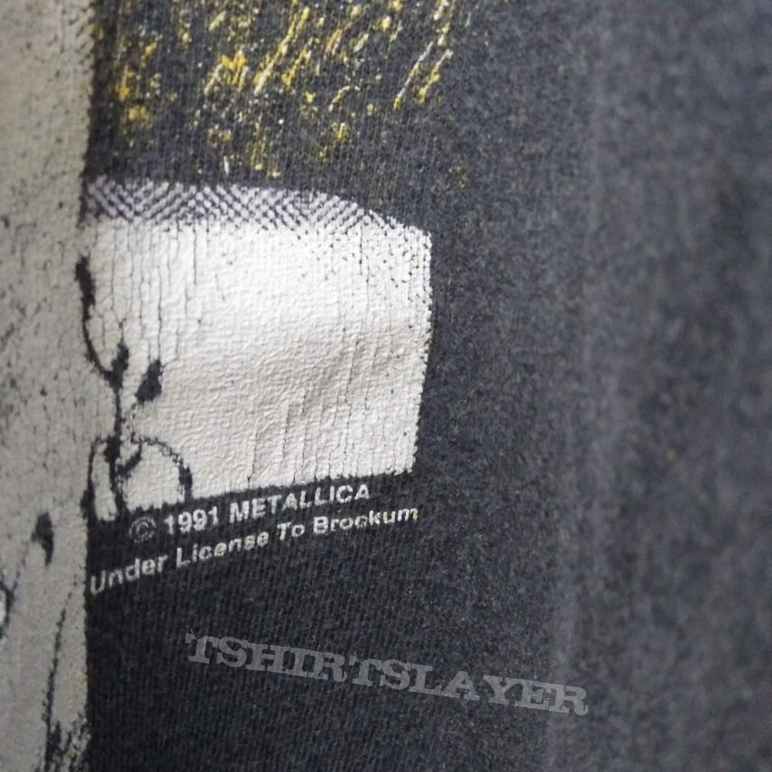 Vintage Rare!! METALLICA First Five Album Cover All Over Print Size XL The Big Four By Brockum ...