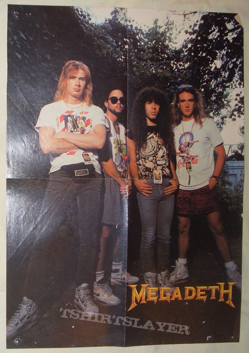 MEGADETH old posters! | TShirtSlayer TShirt and BattleJacket Gallery