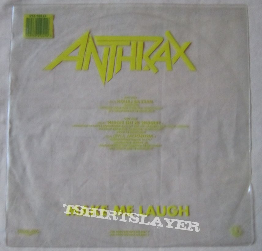 Anthrax Make Me Laugh Picture Disc Tshirtslayer Tshirt And