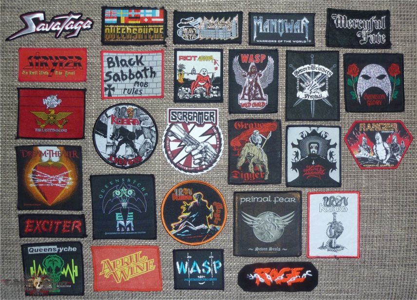 Original Heavy Metal Patches (1) | TShirtSlayer TShirt and BattleJacket ...