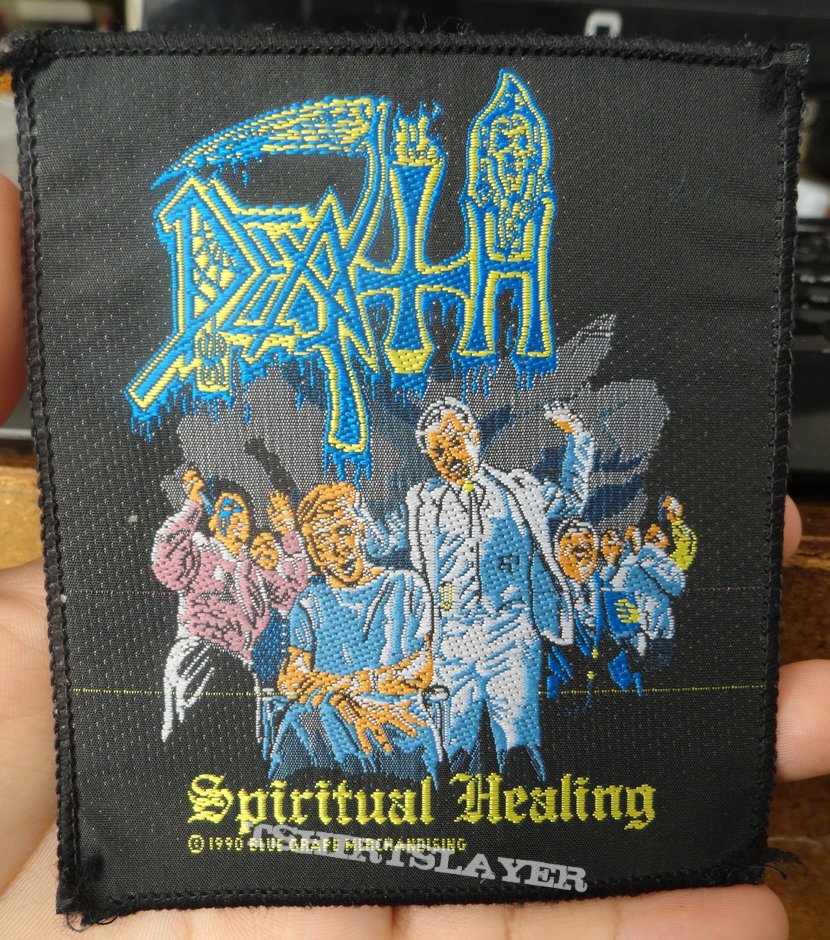 Death - Spiritual Healing (vintage patch) | TShirtSlayer TShirt and ... Death - Spiritual Healing (vintage patch) | TShirtSlayer TShirt and ...